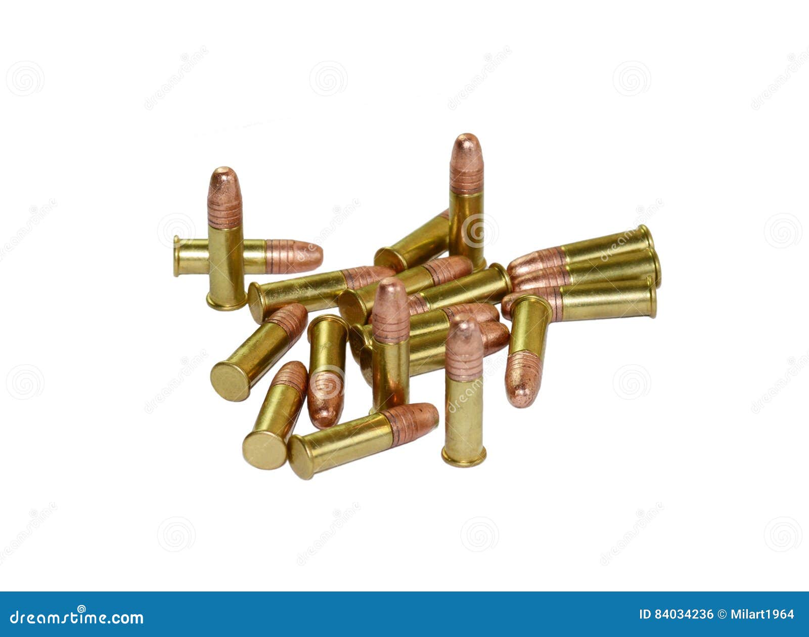 Small caliber ammunition. stock photo. Image of caliber - 84034236