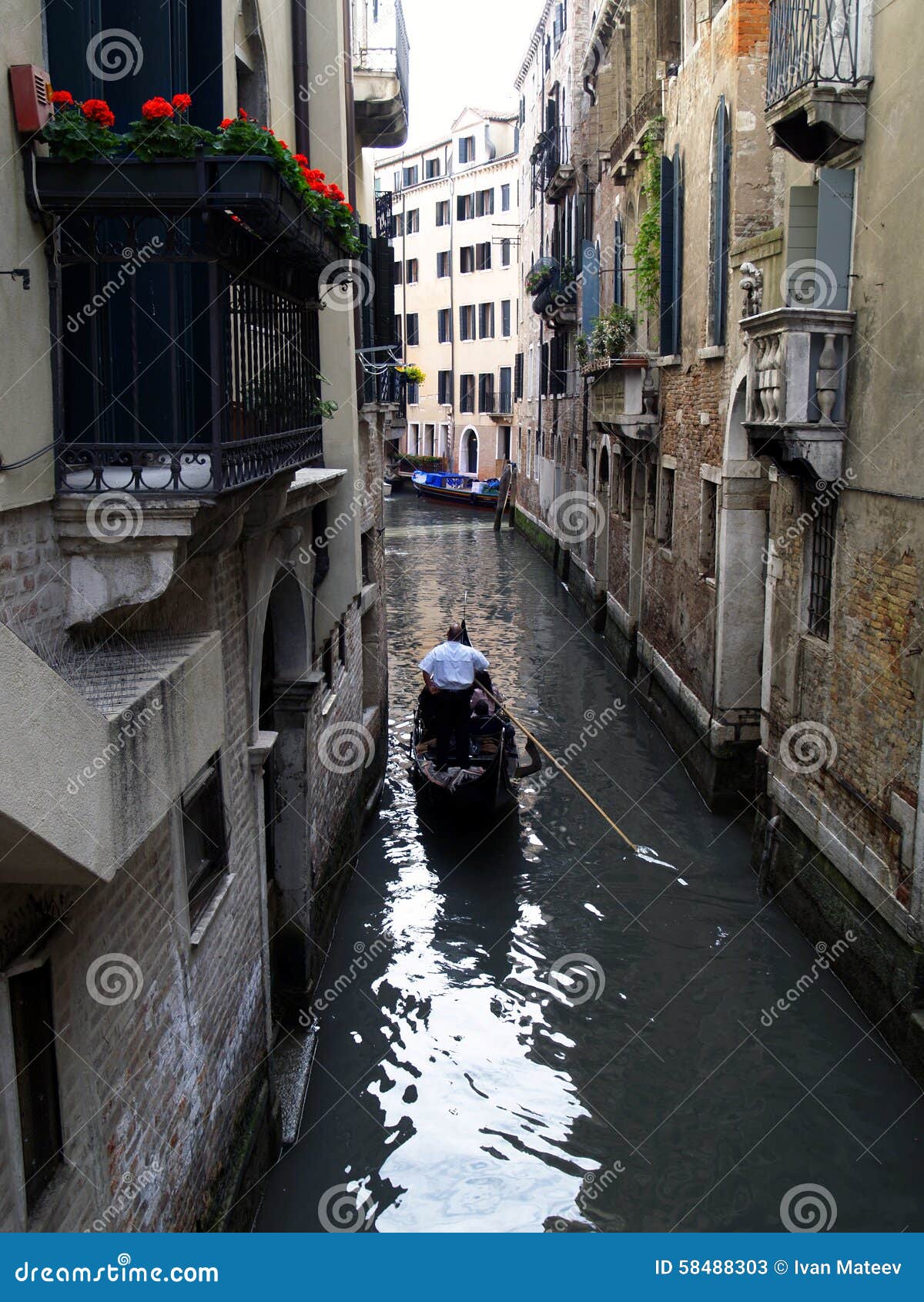 Small canal in Venice stock image. Image of 1000000132 - 58488303