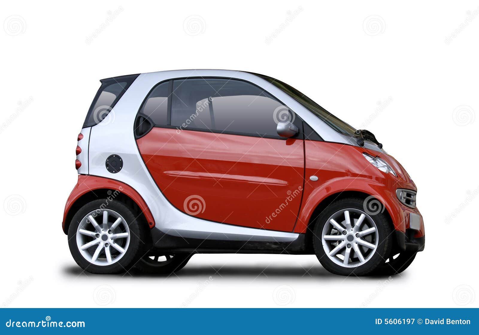 Small car stock image. Image of white, city, small, isolated - 5606197