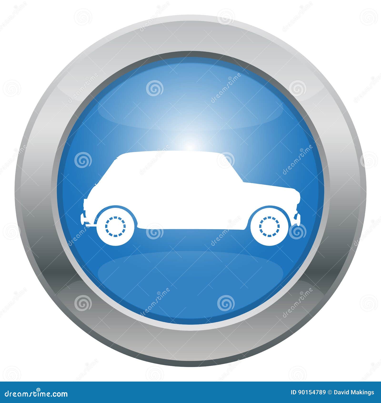 Small Car Icon stock illustration. Illustration of computer - 90154789