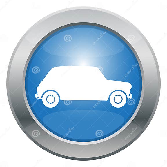 Small Car Icon stock illustration. Illustration of computer - 90154789
