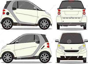 Small car vector art stock vector. Illustration of smart - 17703155