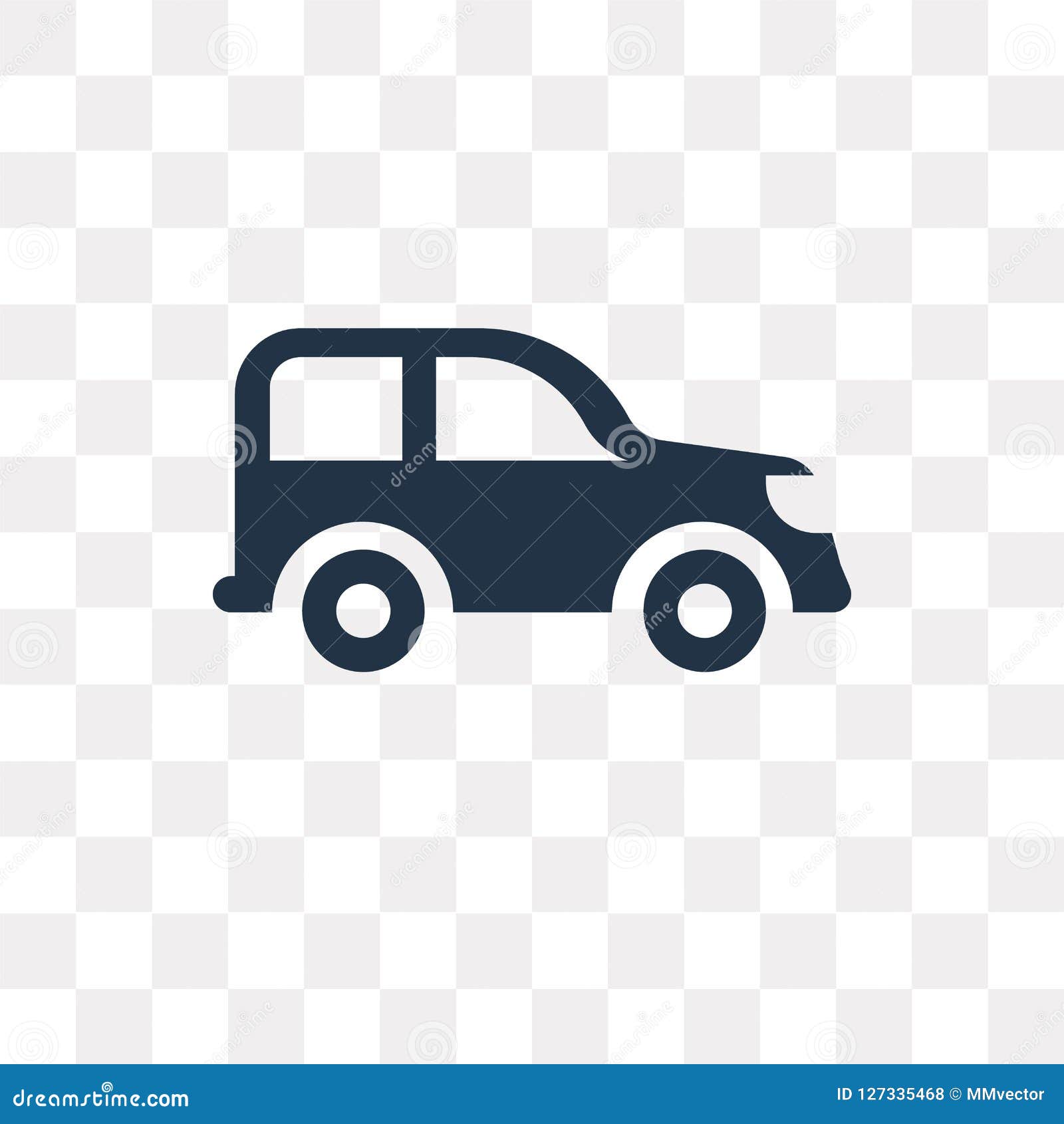 Small Car Vector Icon Isolated On Transparent Background, Small Stock ...