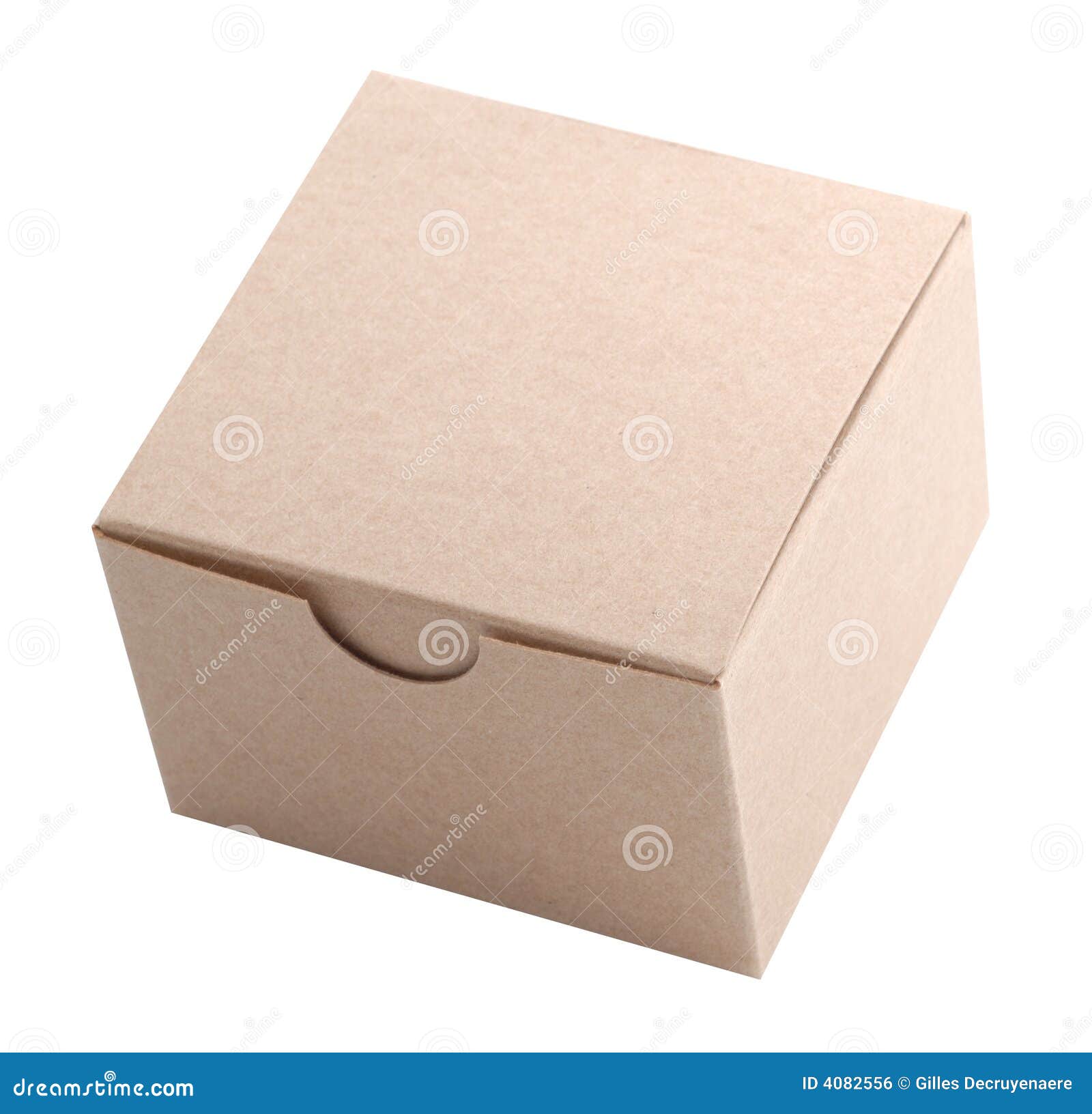Small Cardboard Box, Isolated Stock Photo - Image of package, brown ...