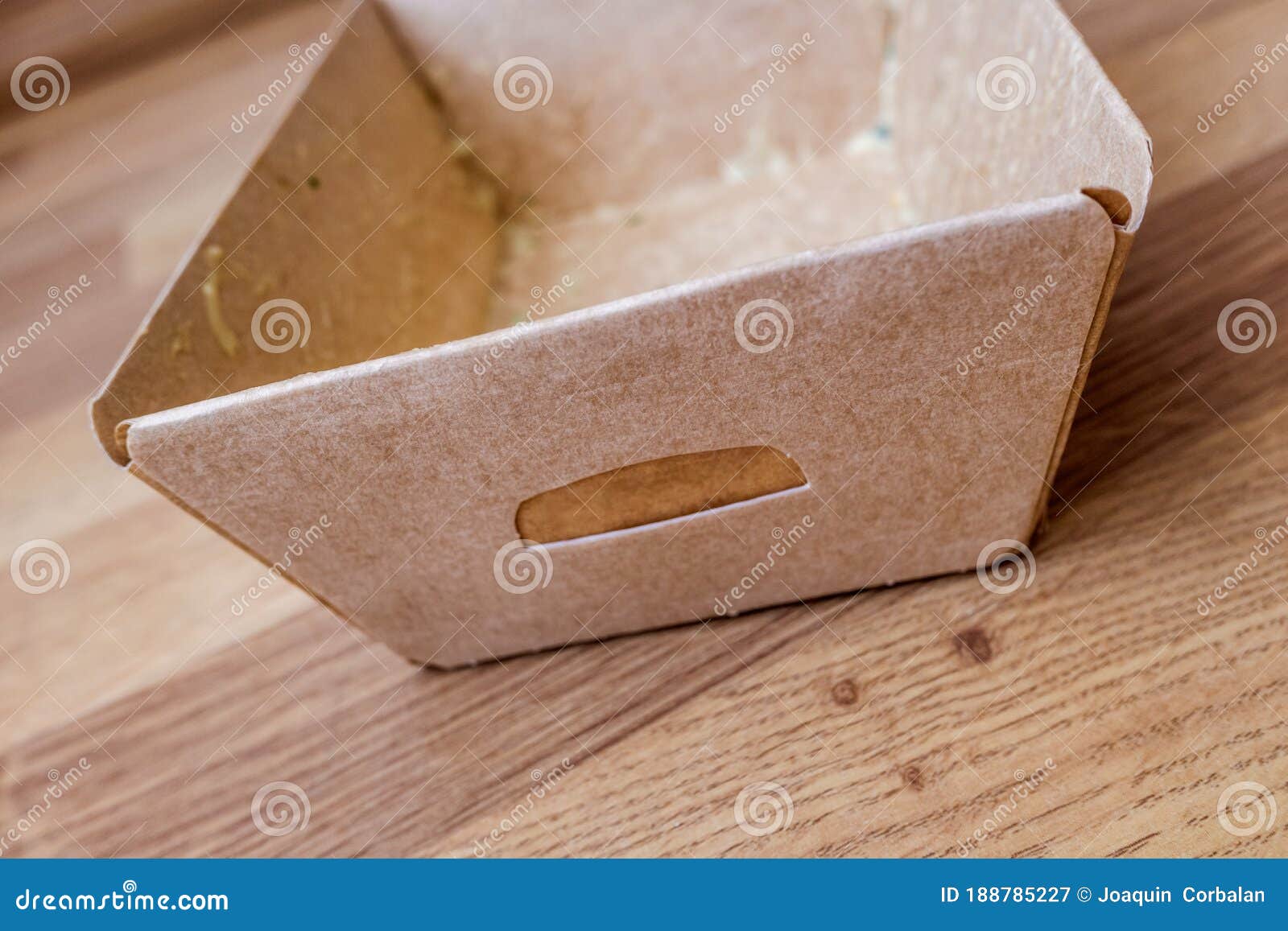 Small Cardboard Box with Label To Place Text, Empty and Copy Space ...