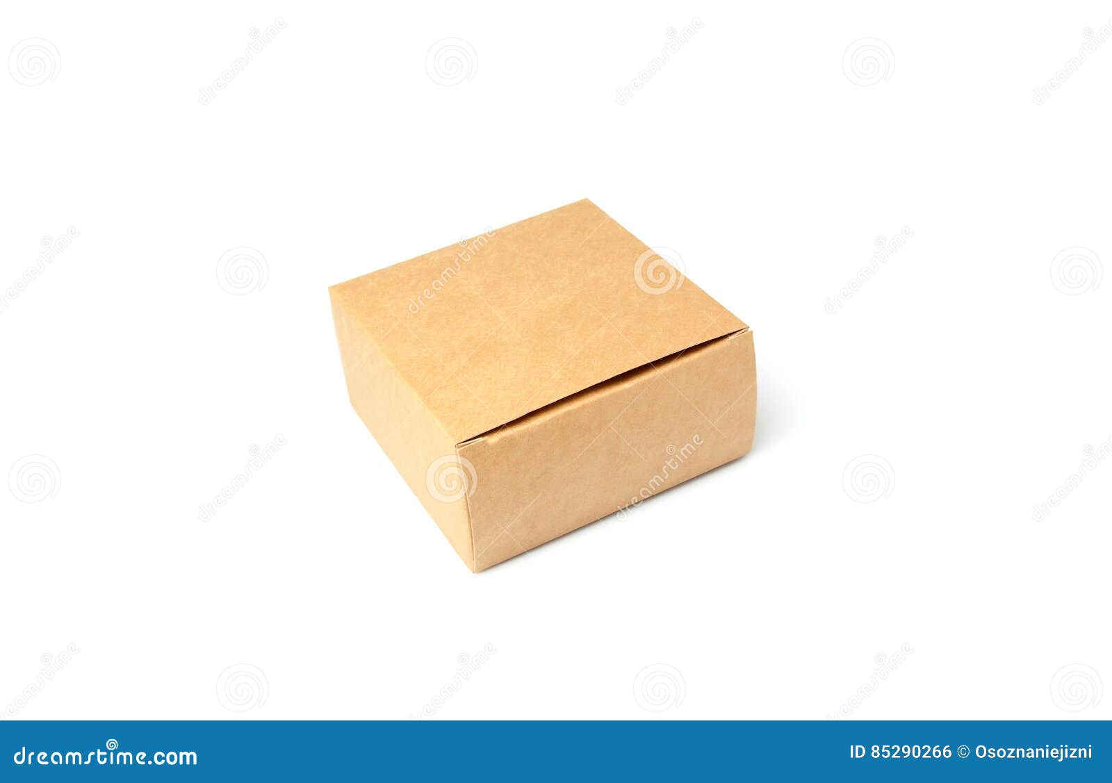 Small cardboard box. stock photo. Image of merchandise - 85290266