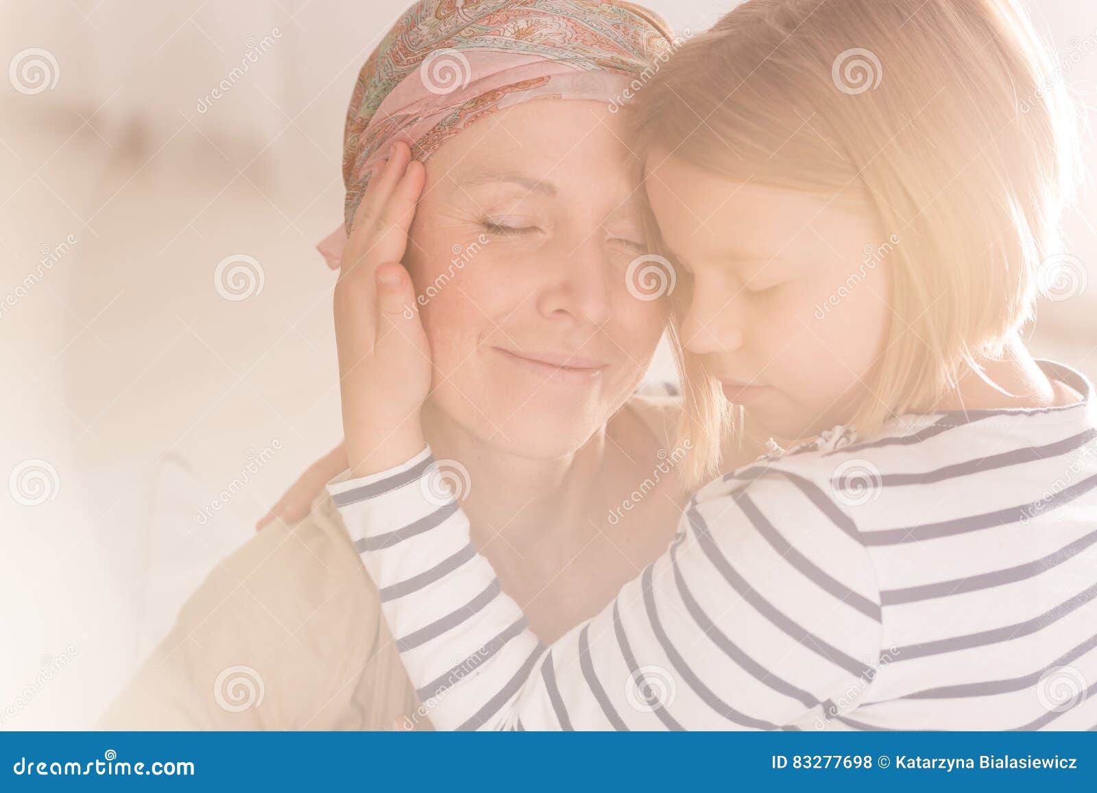 Small Caring Child Embracing Mother Stock Photo - Image of suffering ...