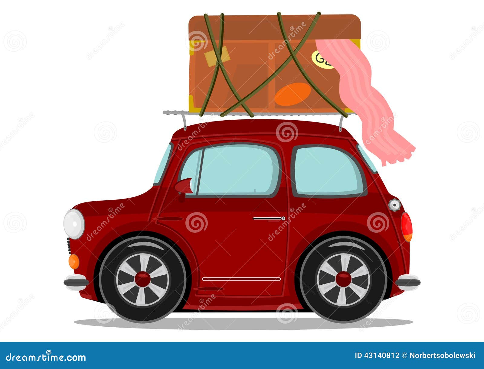 Small cartoon car stock vector. Illustration of collection - 43140812