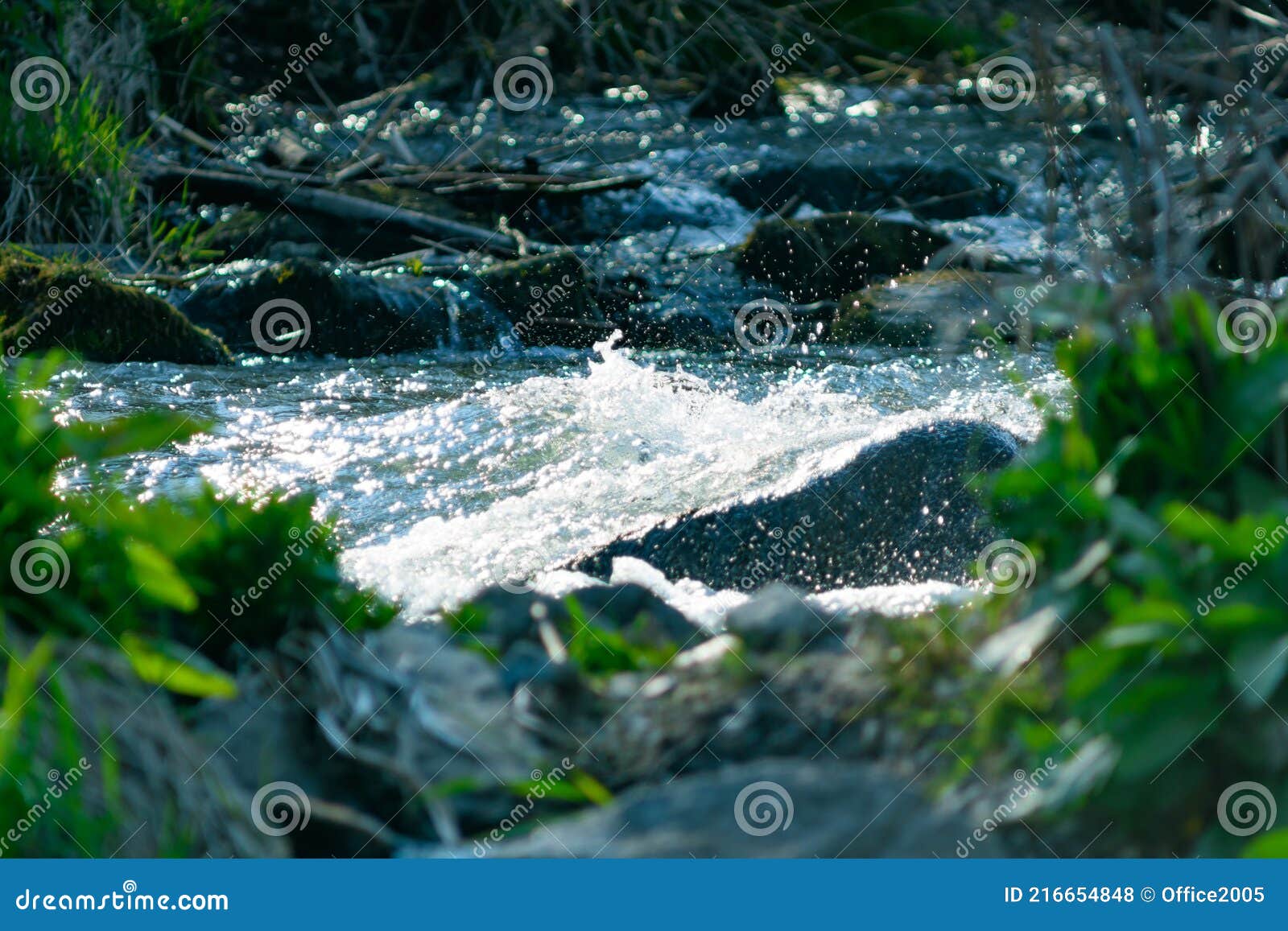 Small Cascade on the River Gusen in Austria Stock Photo - Image of ...