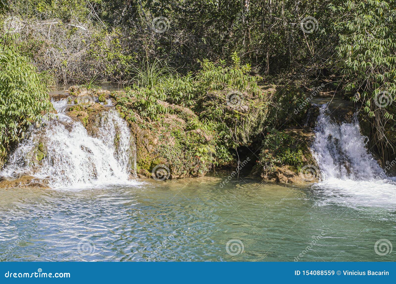 Small Cascades of a River of Bonito MS Stock Image - Image of sunny ...