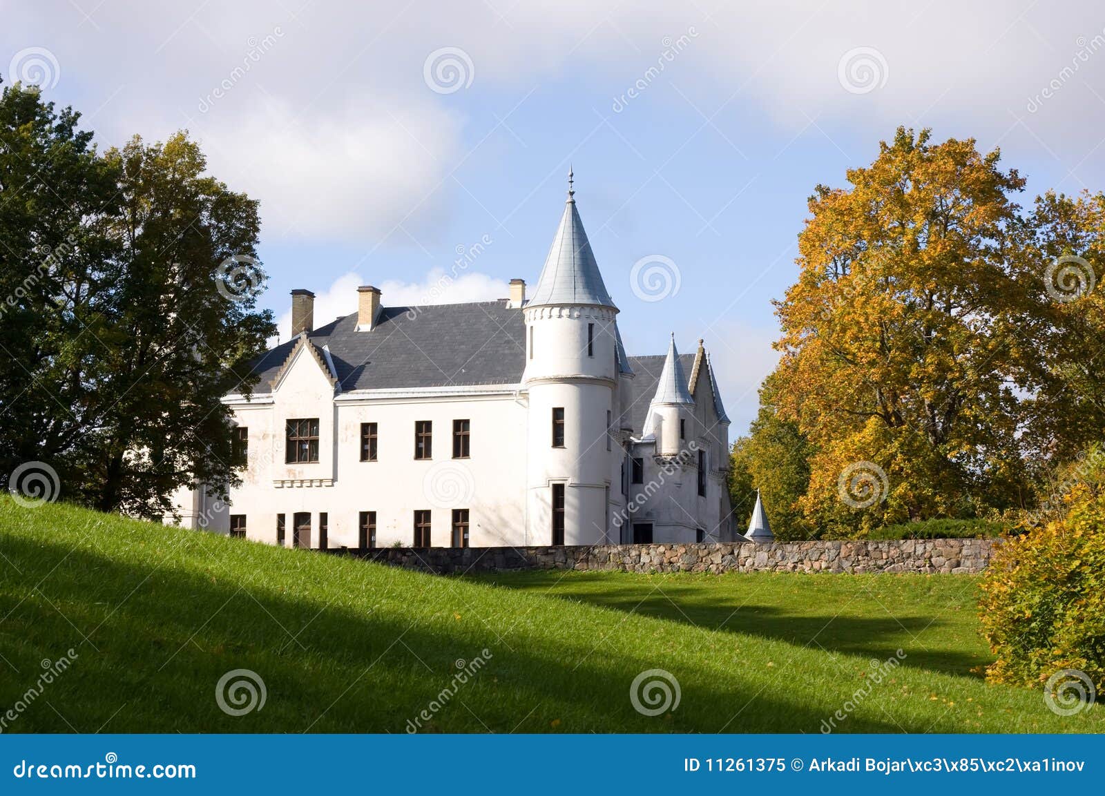 Small castle stock image. Image of grass, steeple, landscape - 11261375