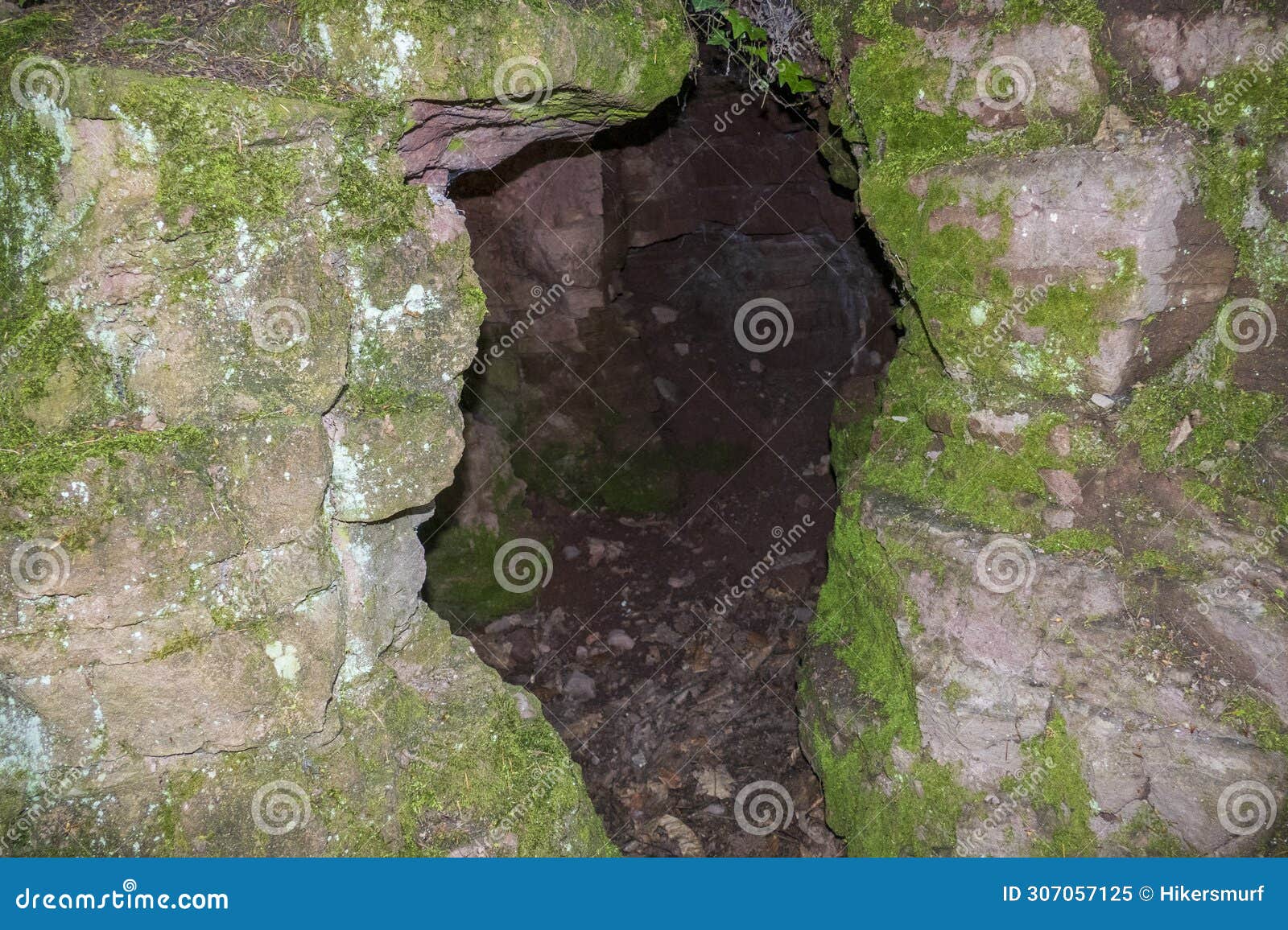 Small Cave Hidden in the Forest Below Eberstein Castle in Ebersteinburg ...