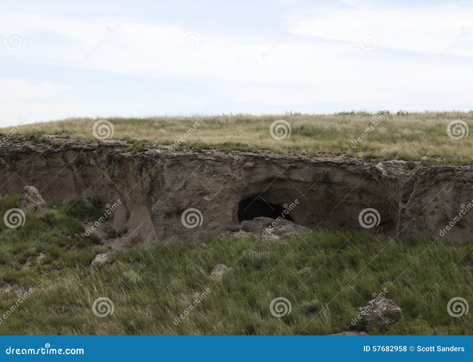 Small Cave stock photo. Image of erosion, texas, natural - 57682958