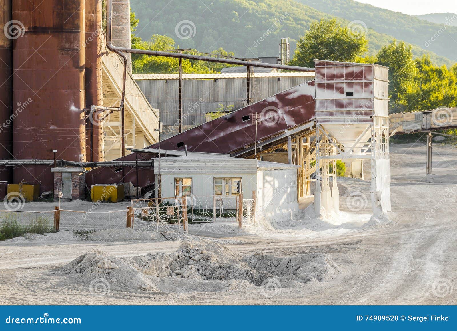 Small cement factory stock photo. Image of outdoors, construction ...