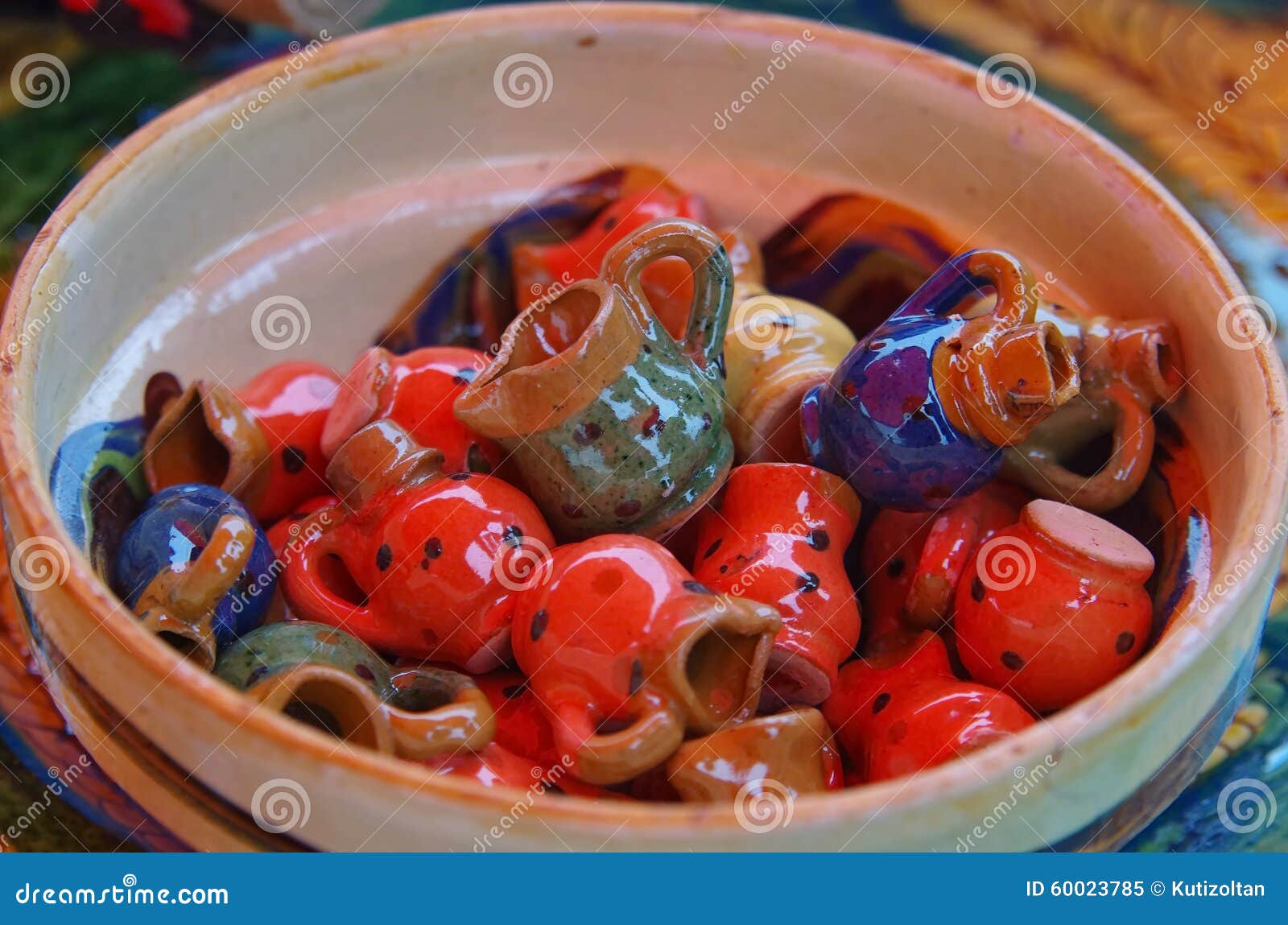 Small ceramics pitchers stock image. Image of earthenware - 60023785
