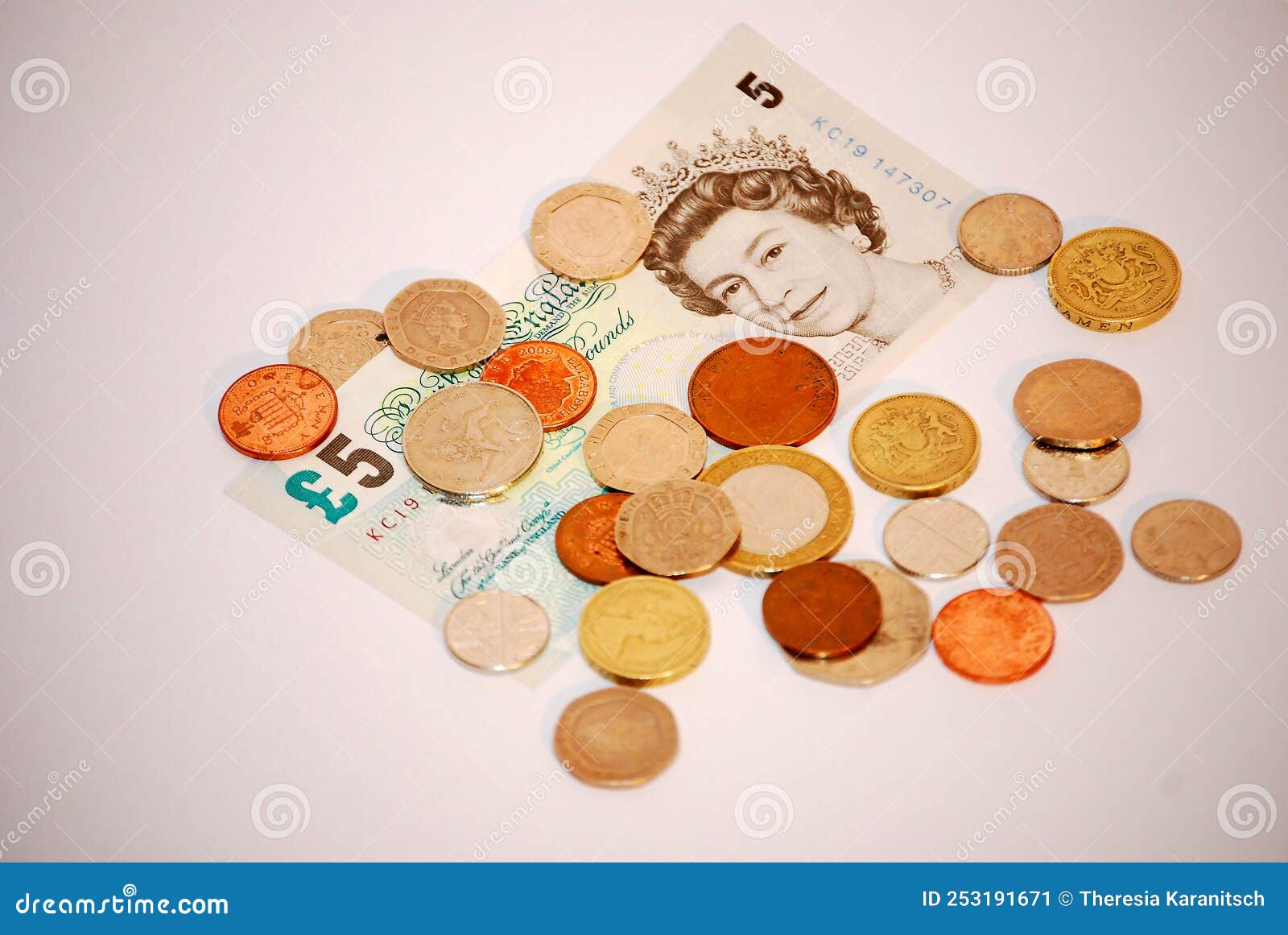 Small change editorial photo. Image of money, background - 253191671