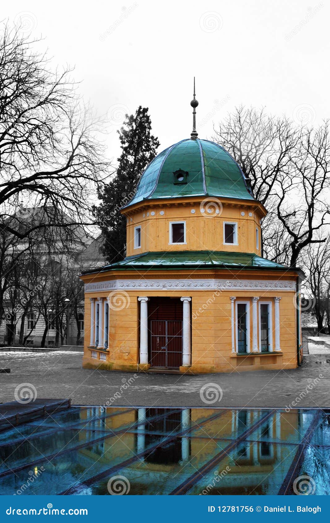 Small Chapel stock photo. Image of green, roof, religious - 12781756