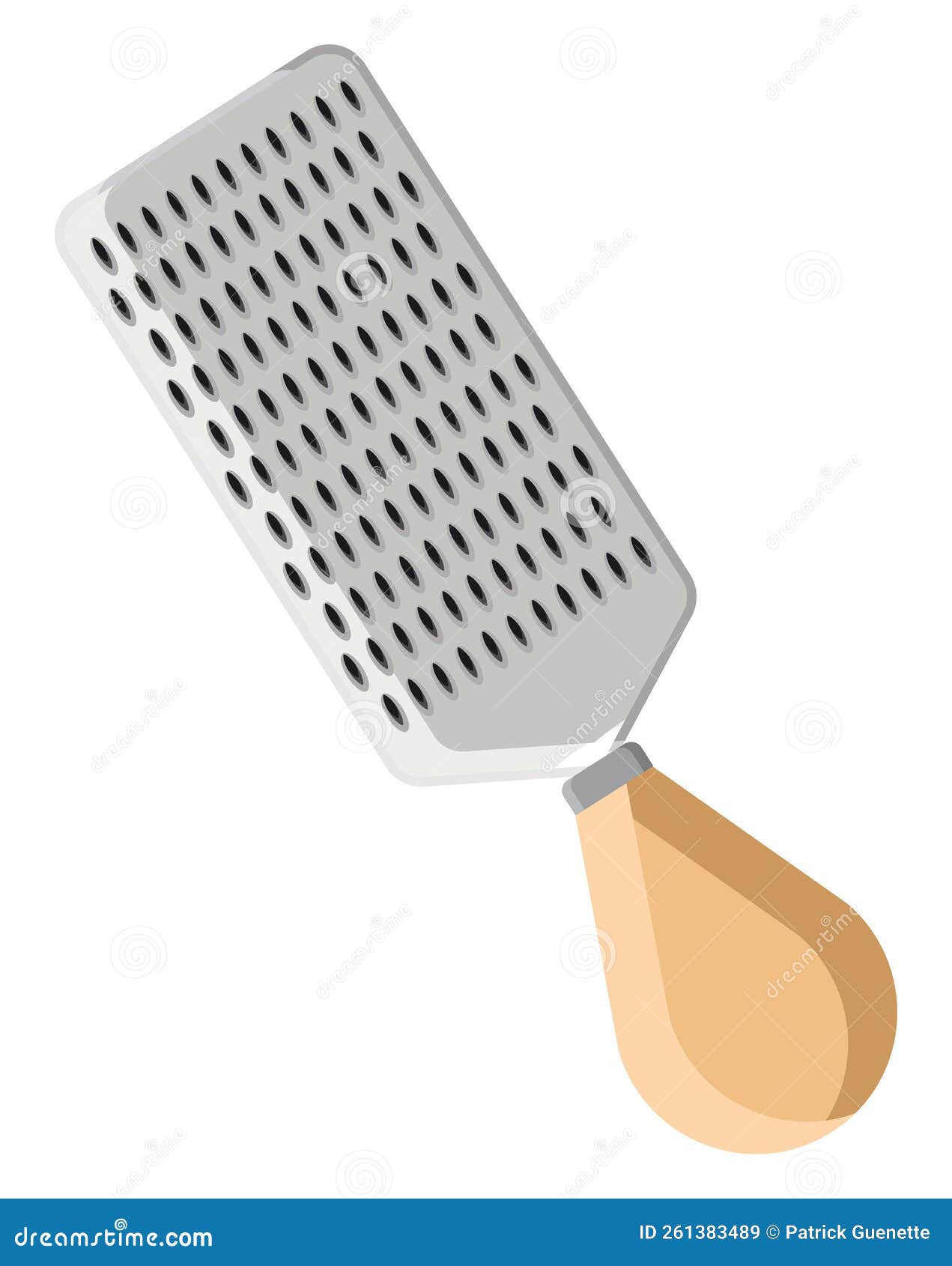 Small cheese grater, icon stock vector. Illustration of cuisine - 261383489