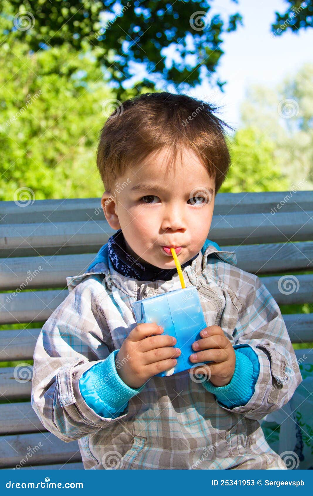 Small child stock image. Image of park, male, facial - 25341953
