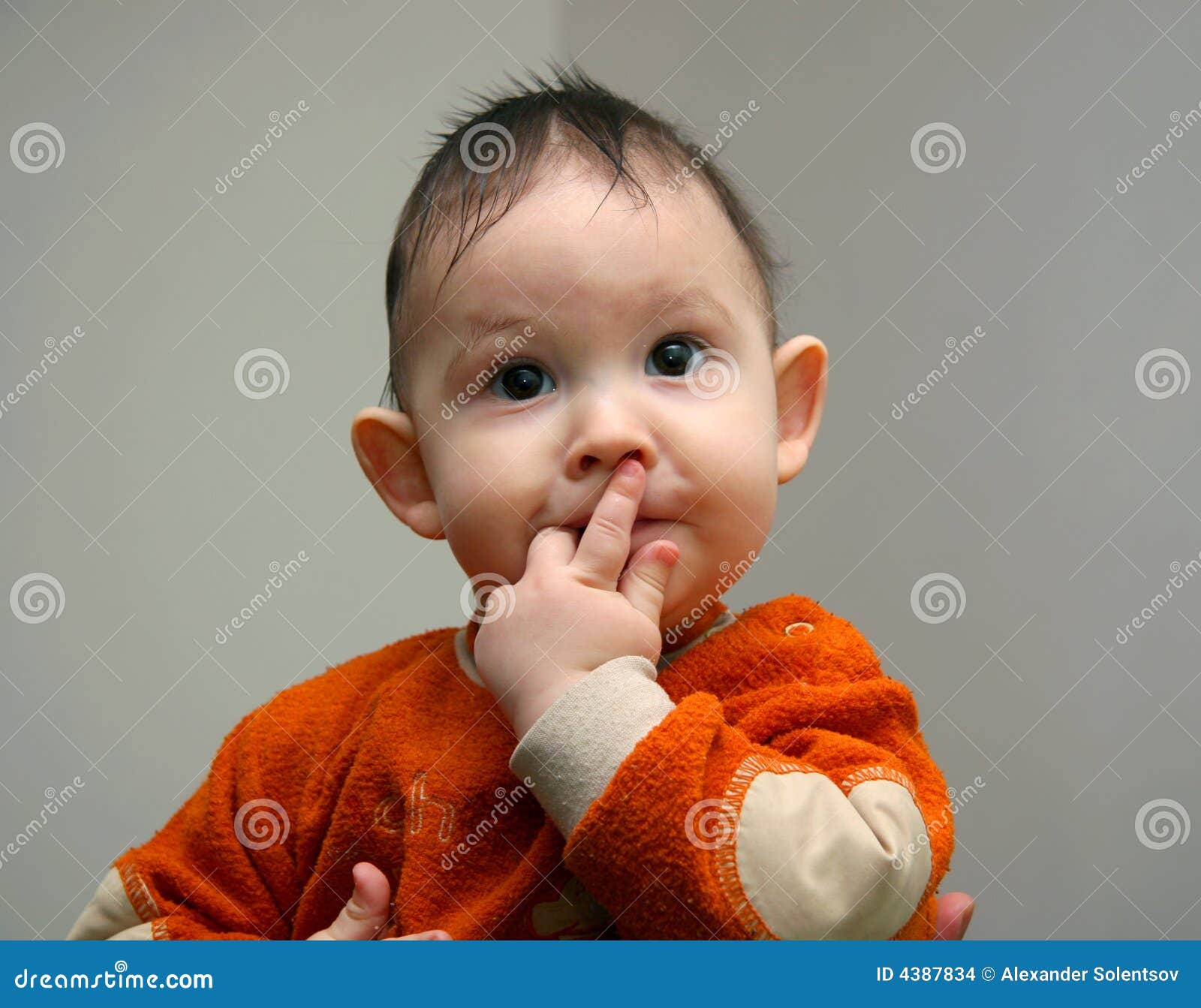 The small child stock photo. Image of person, humor, child - 4387834