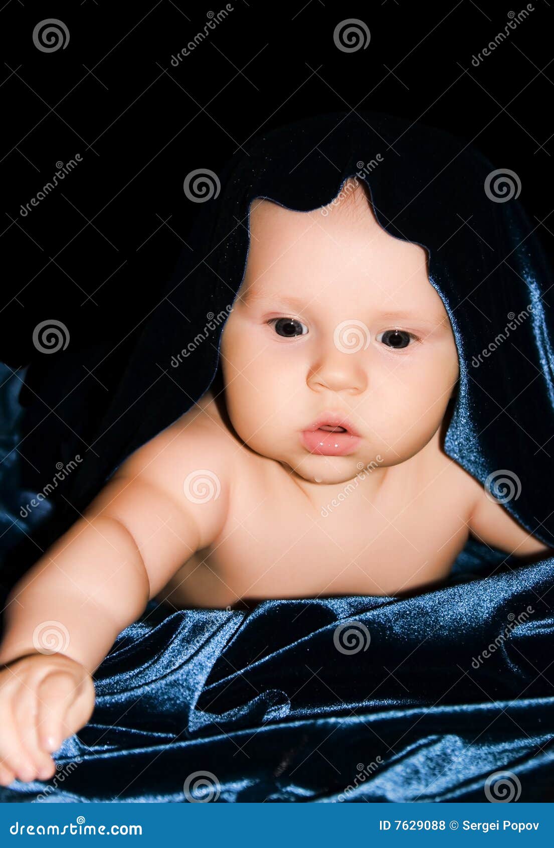 Small child stock photo. Image of baby, contemplation - 7629088