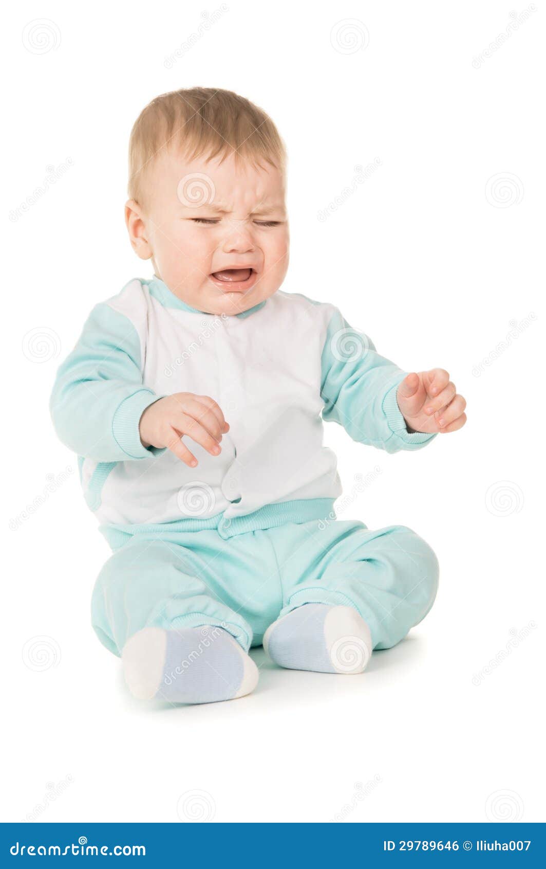 A small child crying stock photo. Image of frustration - 29789646