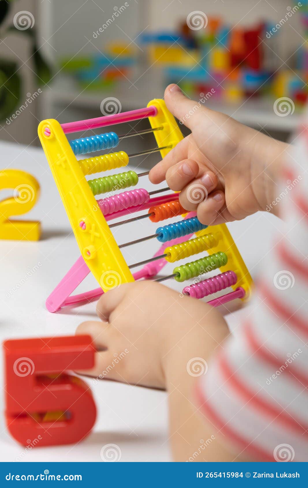 A Small Child Learns To Count on Abacus, Mathematics, Arithmetic for ...