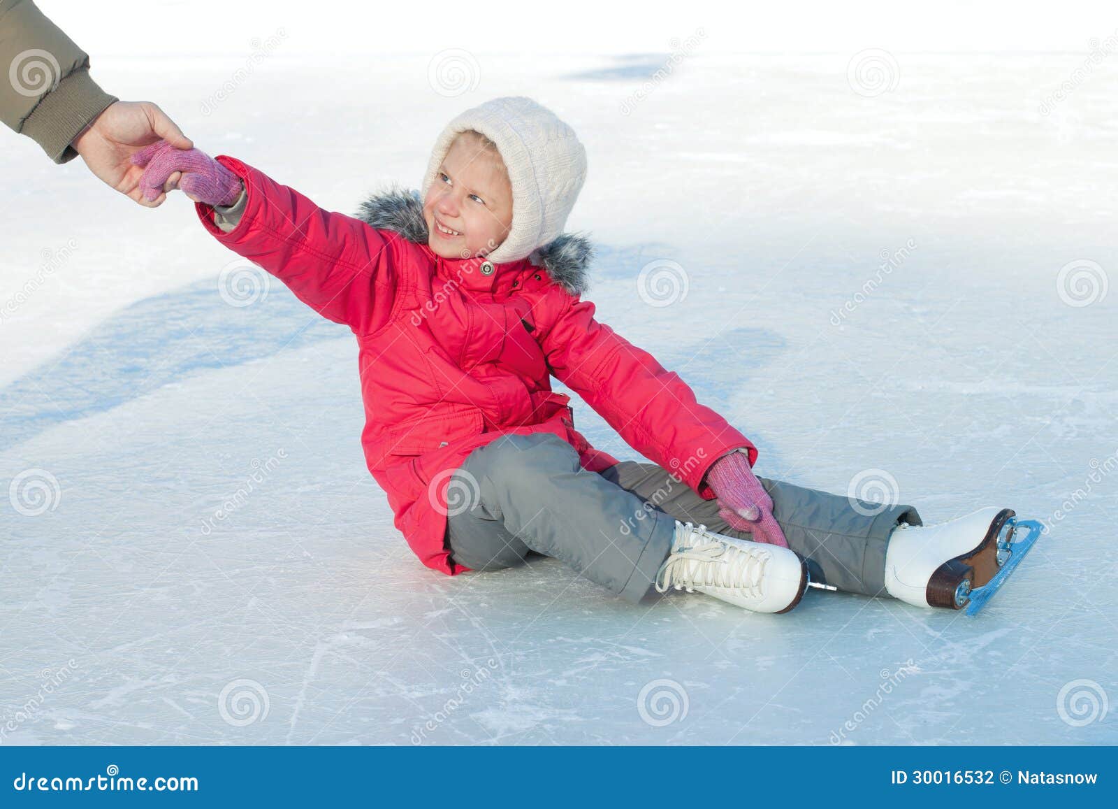 A child learns to skate stock photo. Image of people - 30016532