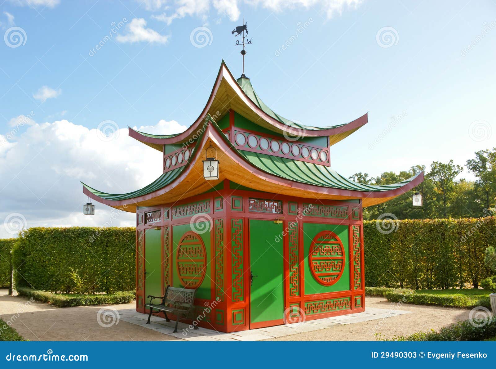 Small chinese house stock image. Image of china, architecture - 29490303