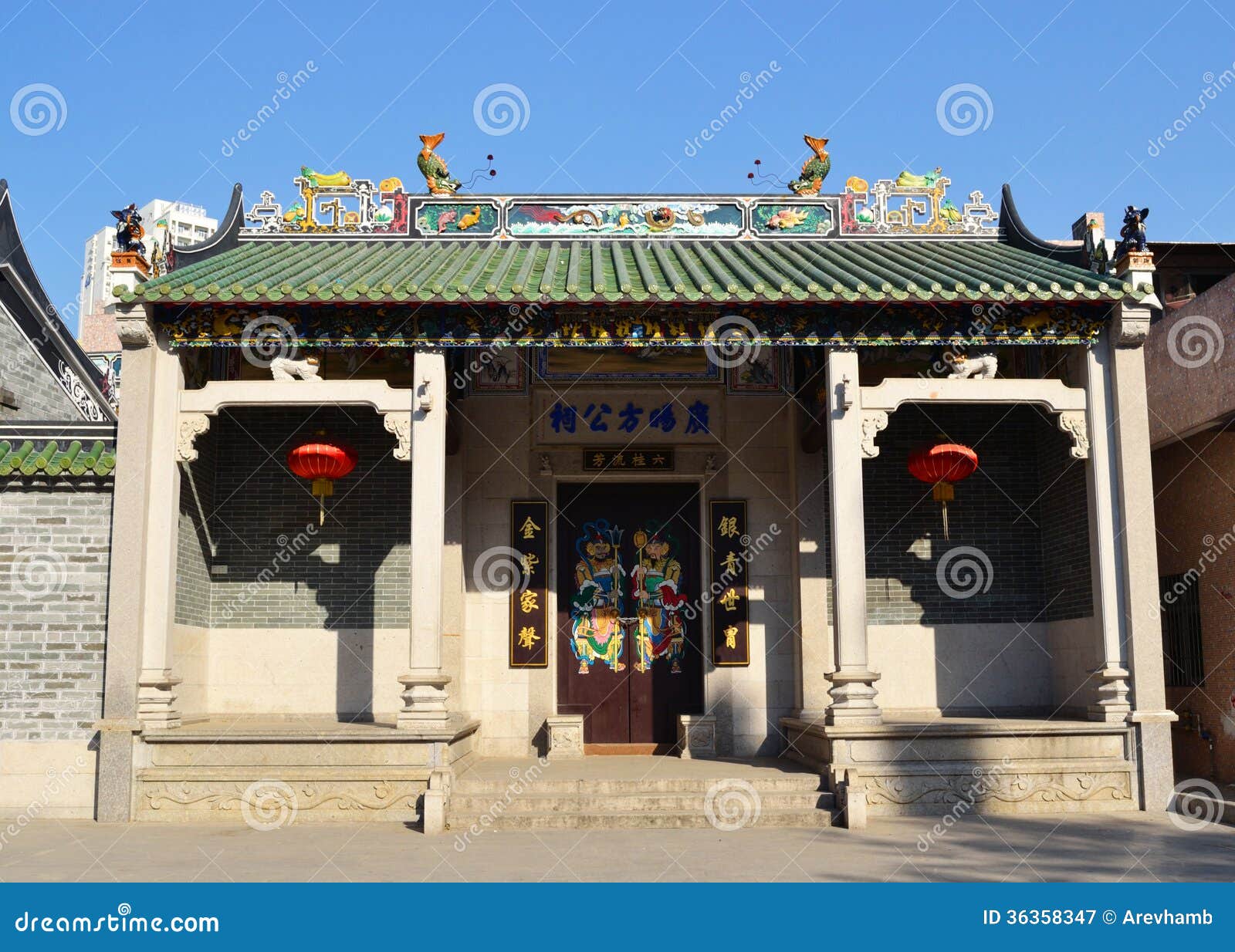 Small Chinese Temple stock image. Image of decoration - 36358347