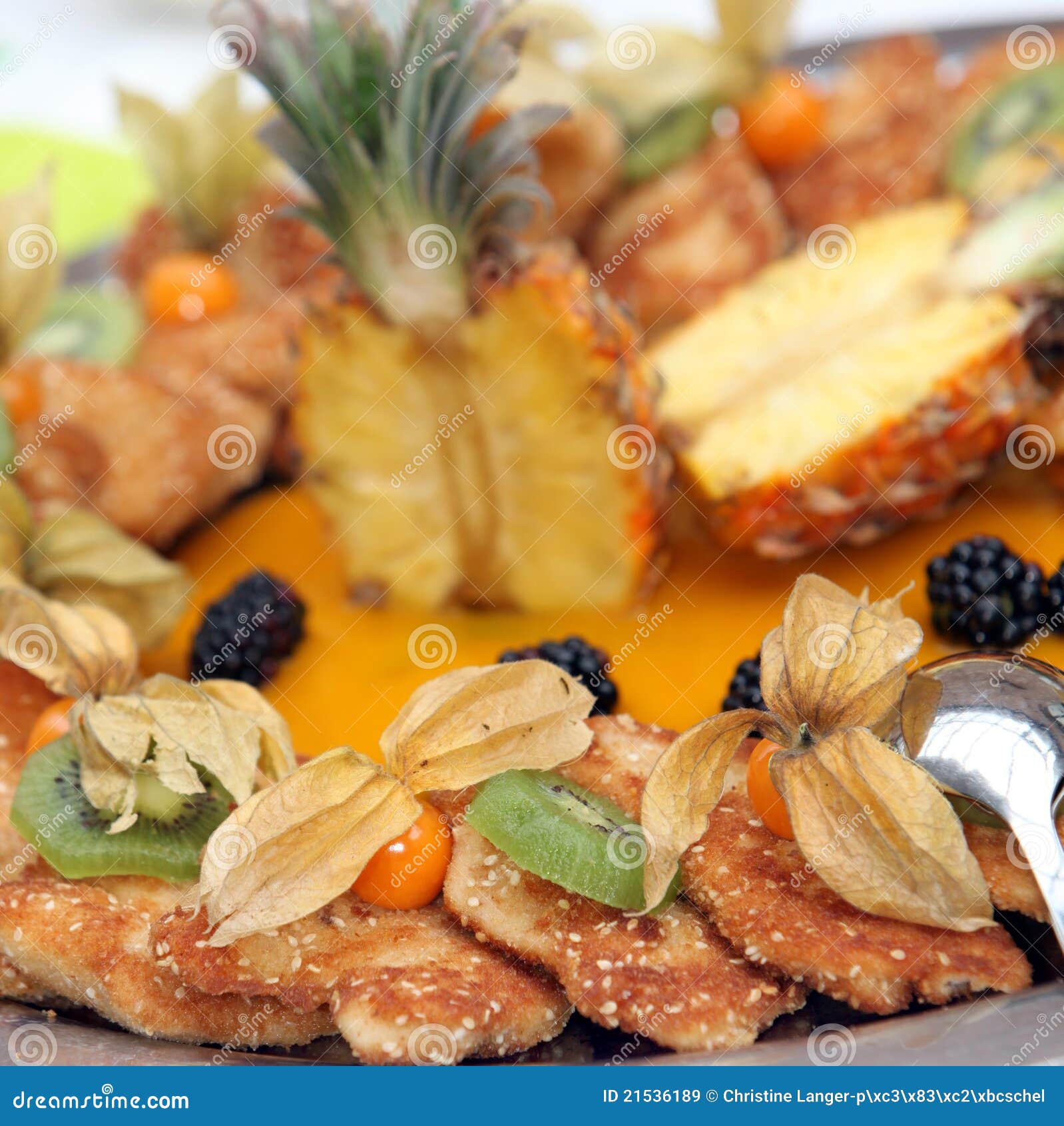 Small chips at the buffet stock image. Image of fresh - 21536189