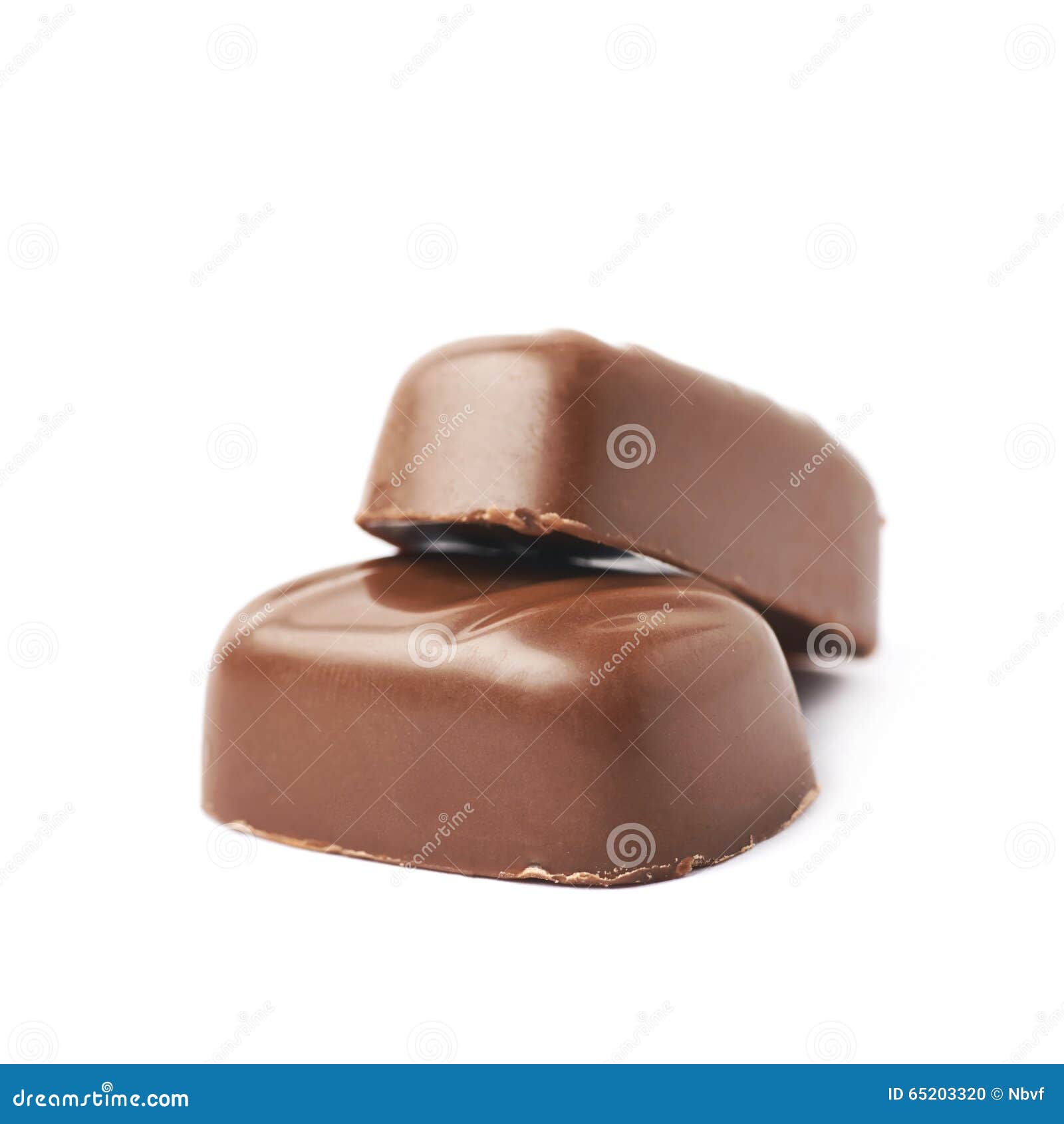 Small Chocolate Candy Bar Isolated Stock Photo - Image of praline ...