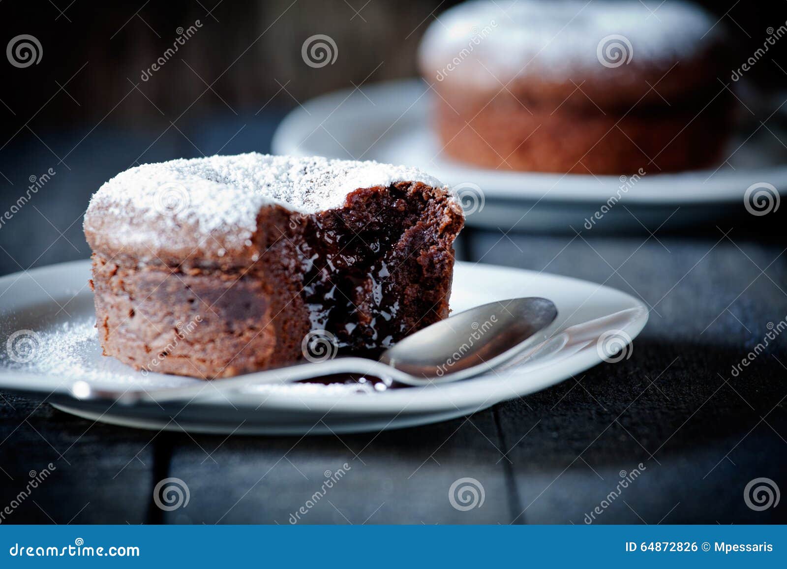 Small Chocolate Mud Cakes Stock Photos - Free & Royalty-Free Stock ...