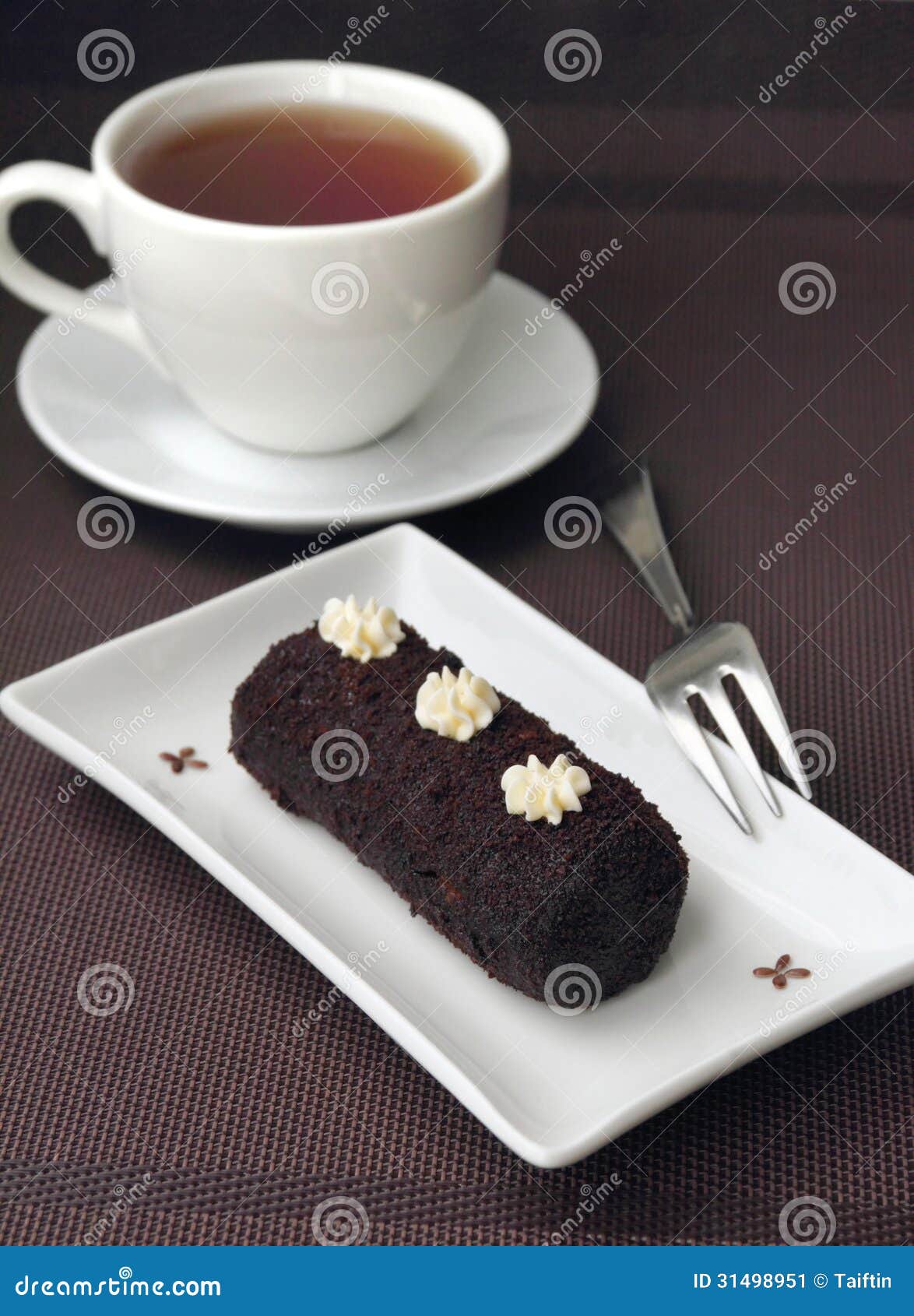 Small chocolate sweet cake stock image. Image of dessert - 31498951