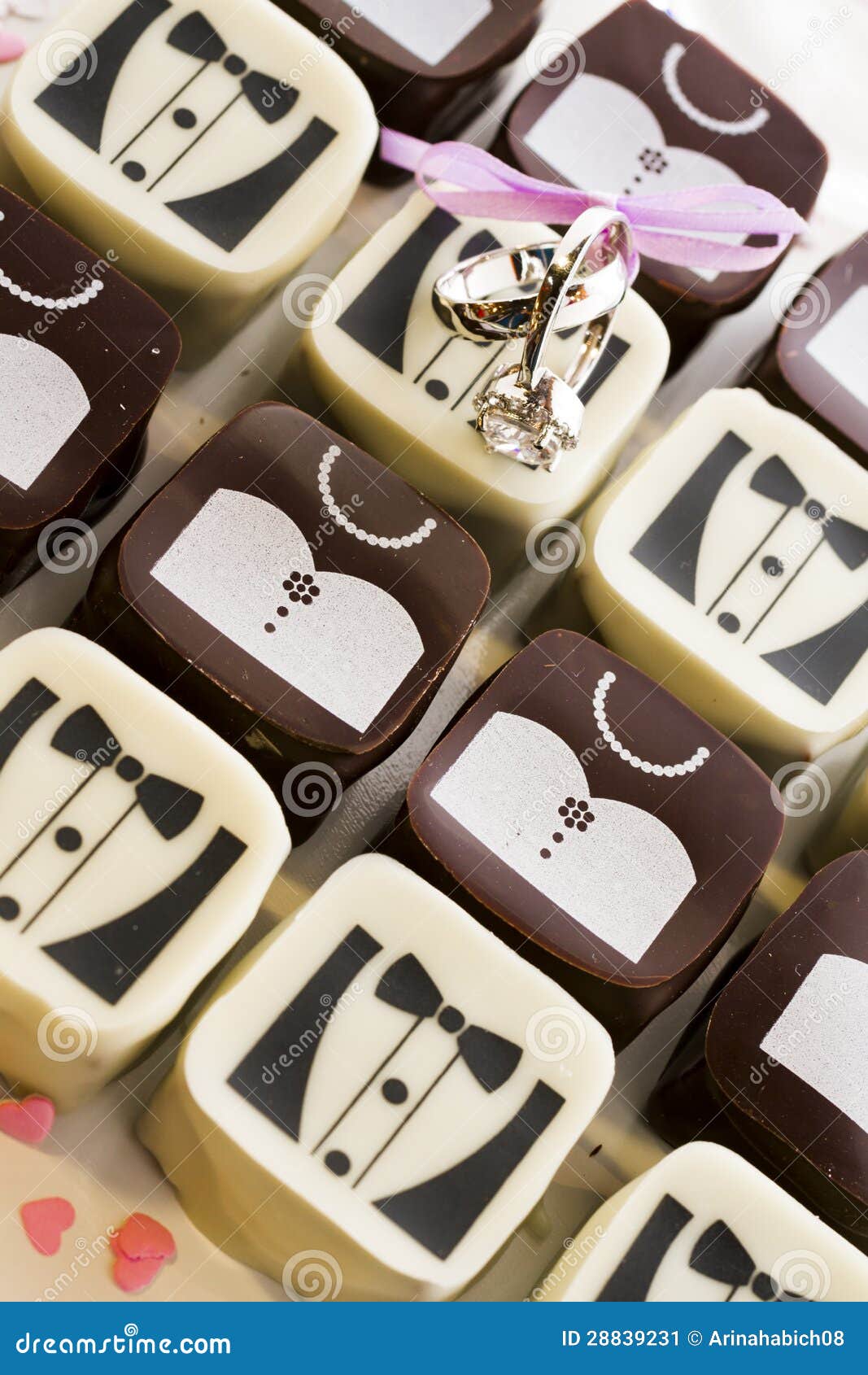 Small chocolates stock image. Image of brown, dessert - 28839231