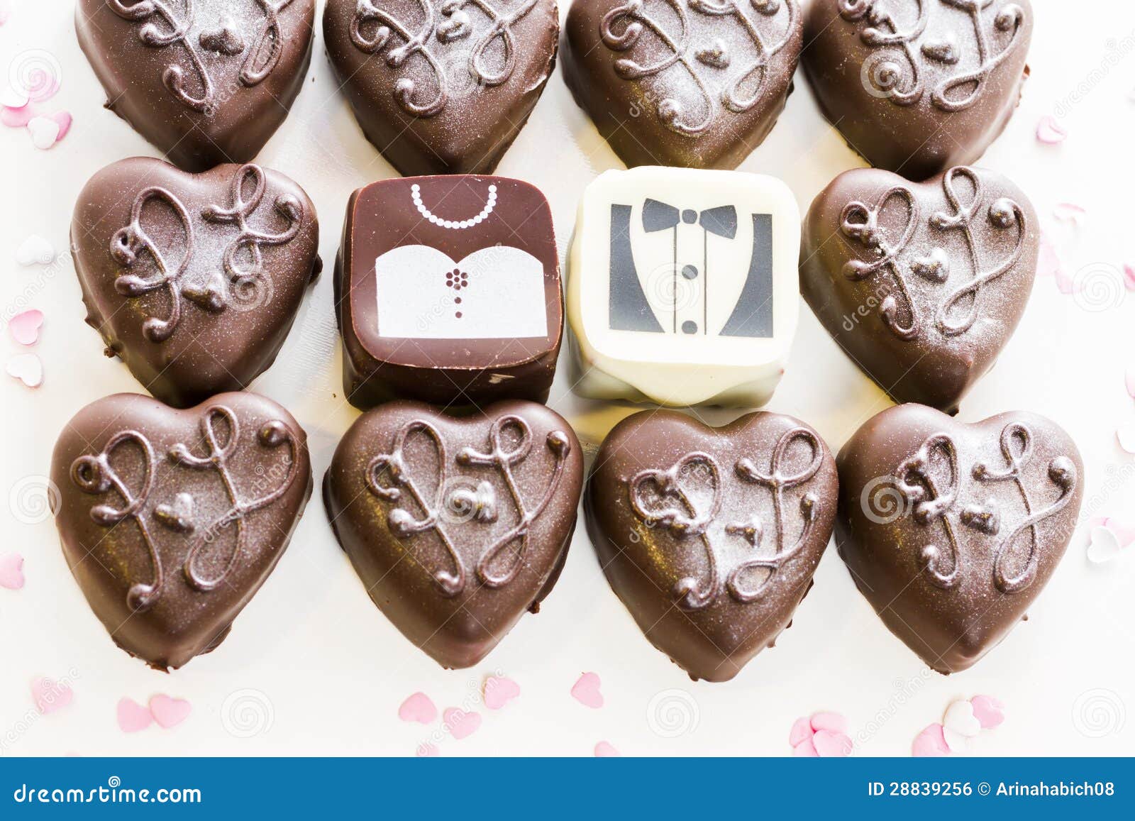 Small chocolates stock photo. Image of brown, sugary - 28839256