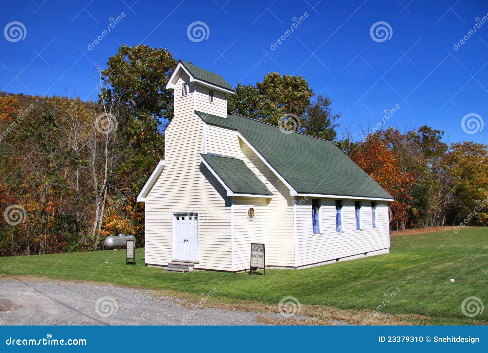 Small church stock photo. Image of natural, rural, landscape - 23379310