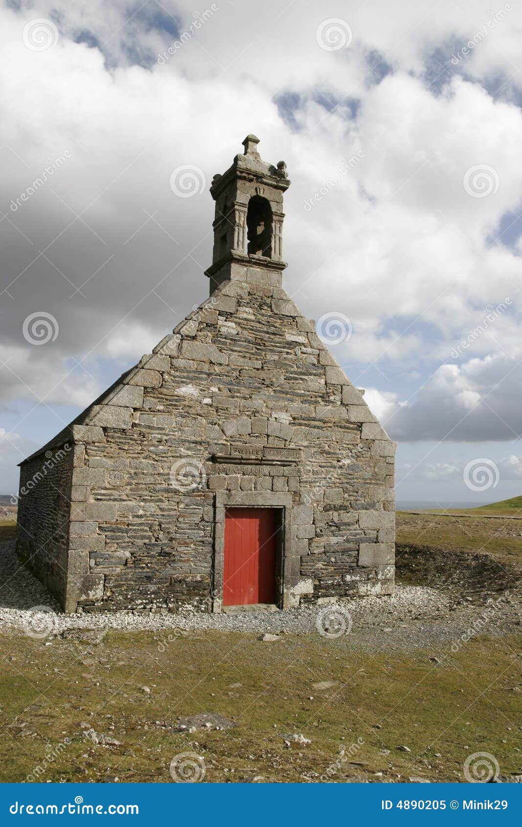Small church stock image. Image of field, rustic, chapel - 4890205
