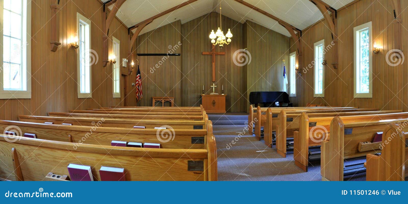 Small church interior stock photo. Image of empty, building - 11501246
