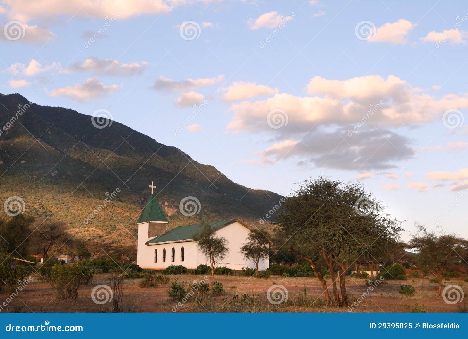 A Small Church in the Longido Town Stock Image - Image of arusha ...