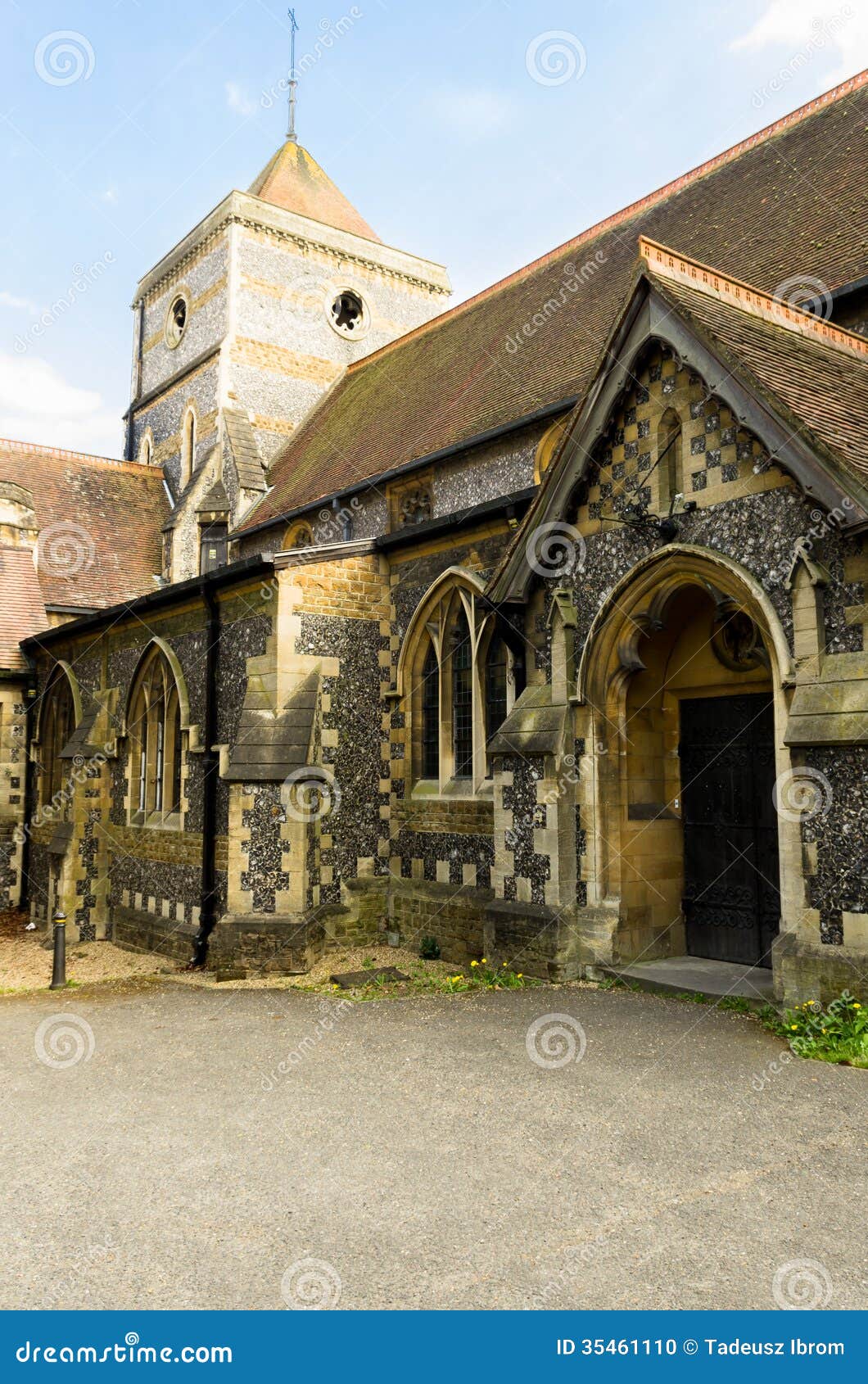 Small church stock photo. Image of british, landscape - 35461110