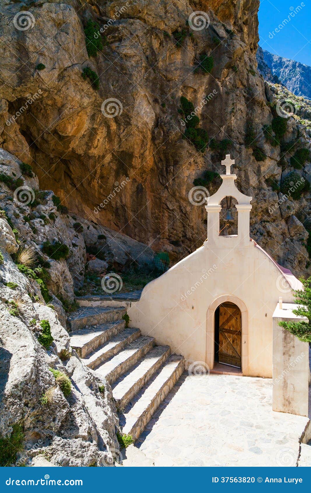 Small Church of St. Nicholas in Crete Stock Photo - Image of greece ...