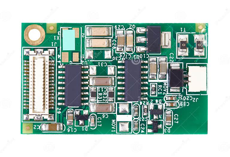 Small Circuit Board Closeup Stock Photo - Image of integrated, internal ...
