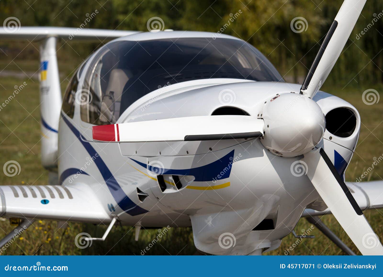 Small civil plane stock image. Image of aviation, travel - 45717071