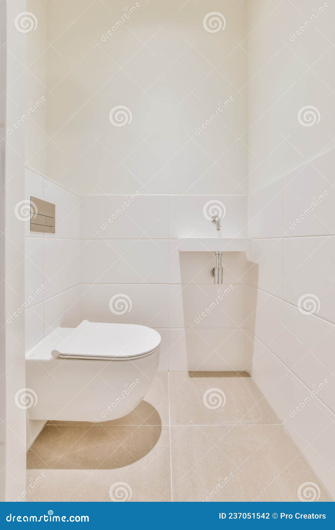 Small clean restroom stock photo. Image of house, stylish - 237051542