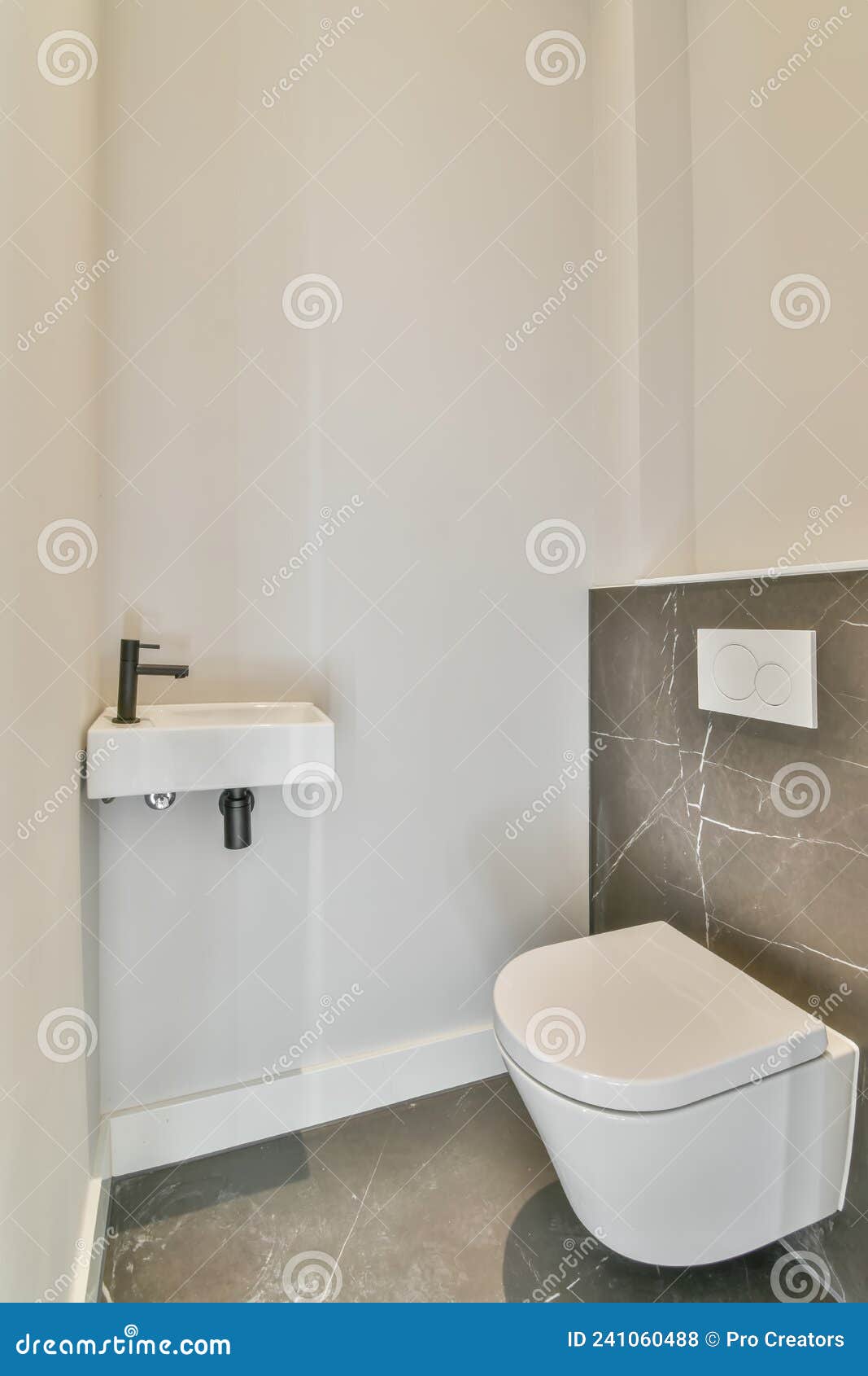 Small clean restroom stock photo. Image of elegant, comfort - 241060488