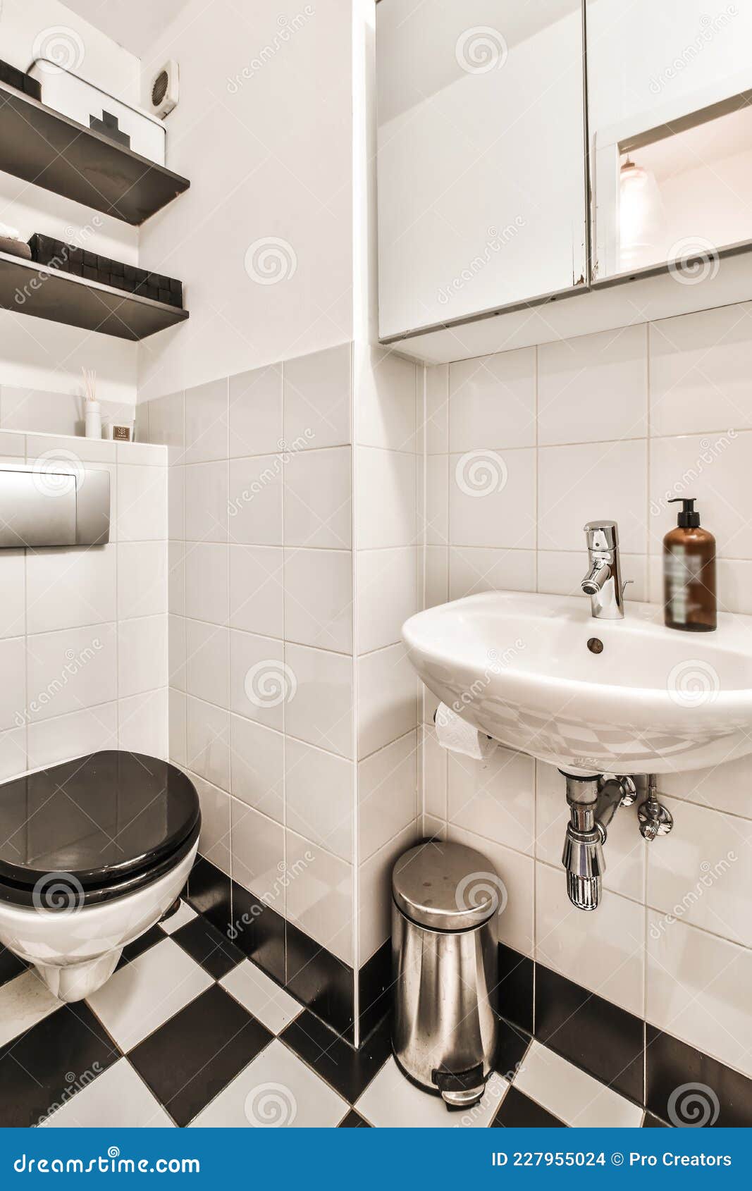 Small clean washroom stock photo. Image of house, room - 227955024
