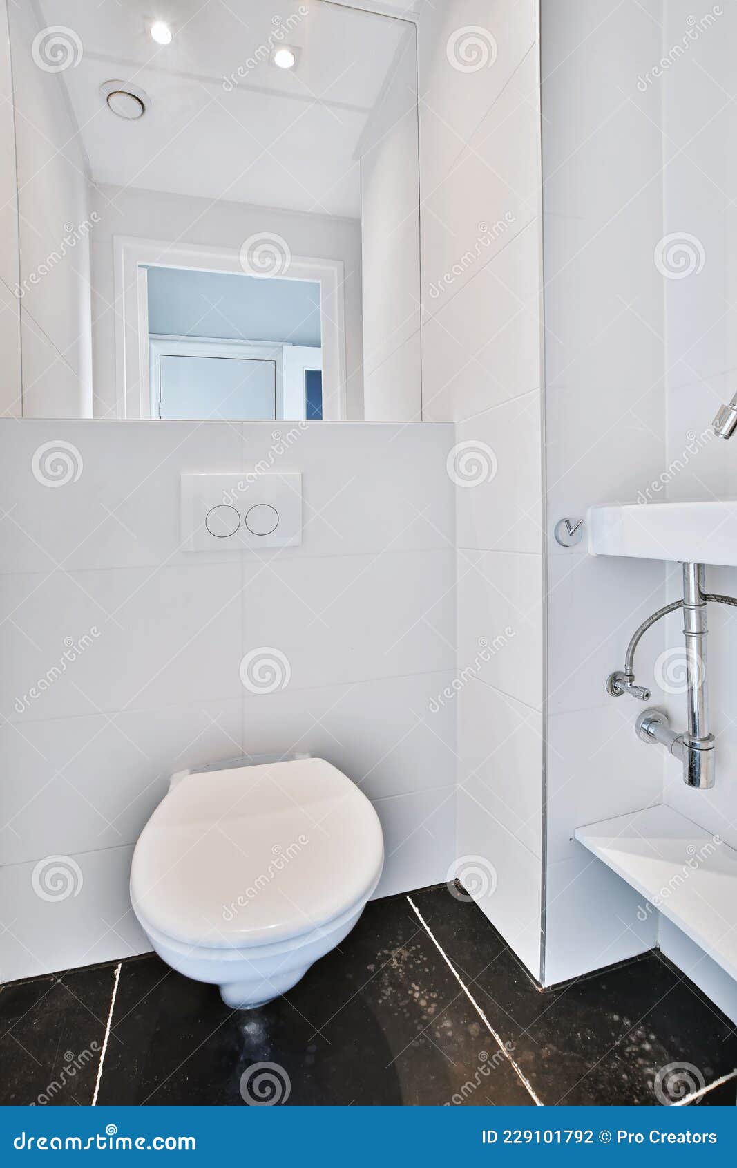 Small clean washroom stock photo. Image of design, room - 229101792
