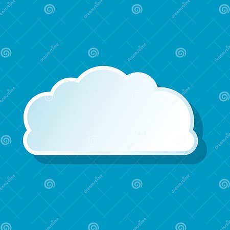 Small cloud icon stock vector. Illustration of beautiful - 83175622