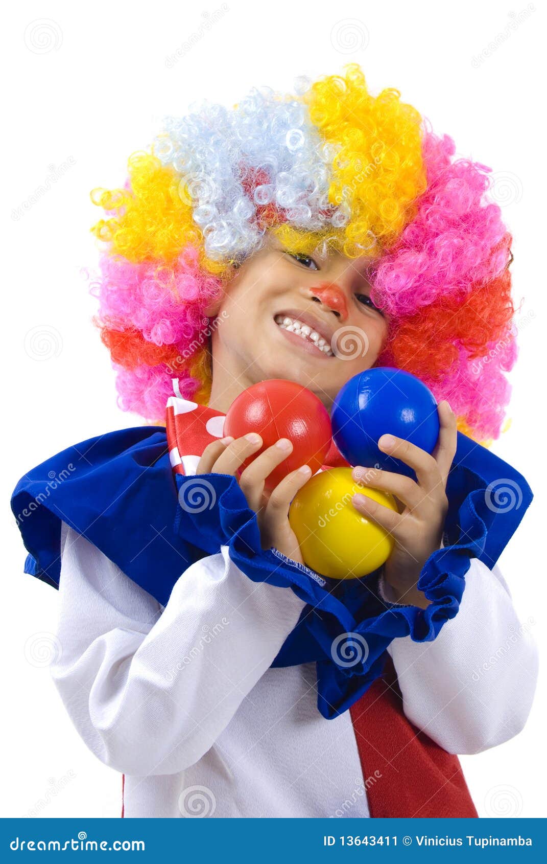 Small Clown stock image. Image of smile, balls, funny - 13643411